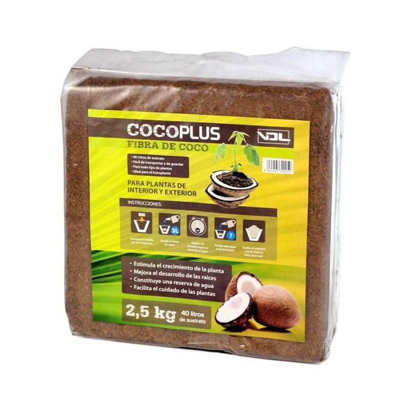 VDL Coco Plus Cocopeat Blok 2.5 kg 40 Litre — ProBitki