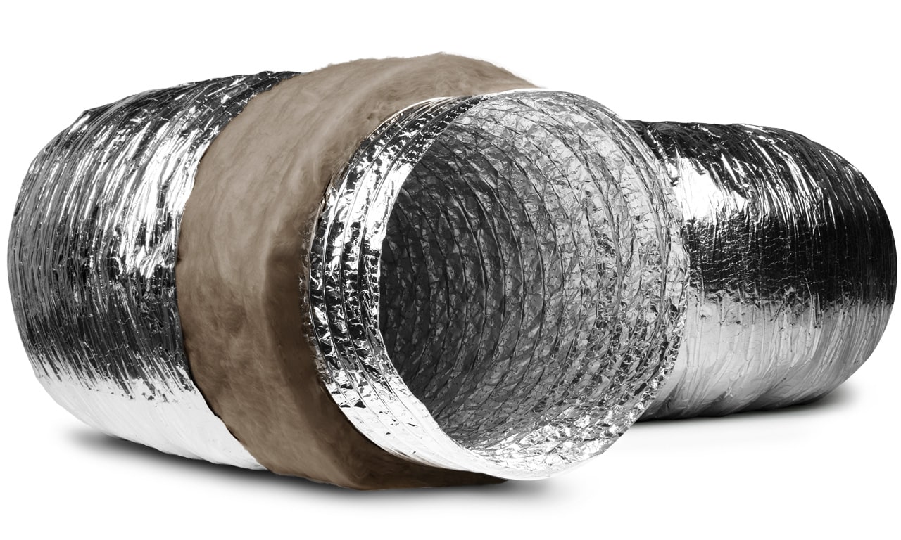 AFS İzole Hava Kanalı 100 mm 2.5 metre — ProBitki
