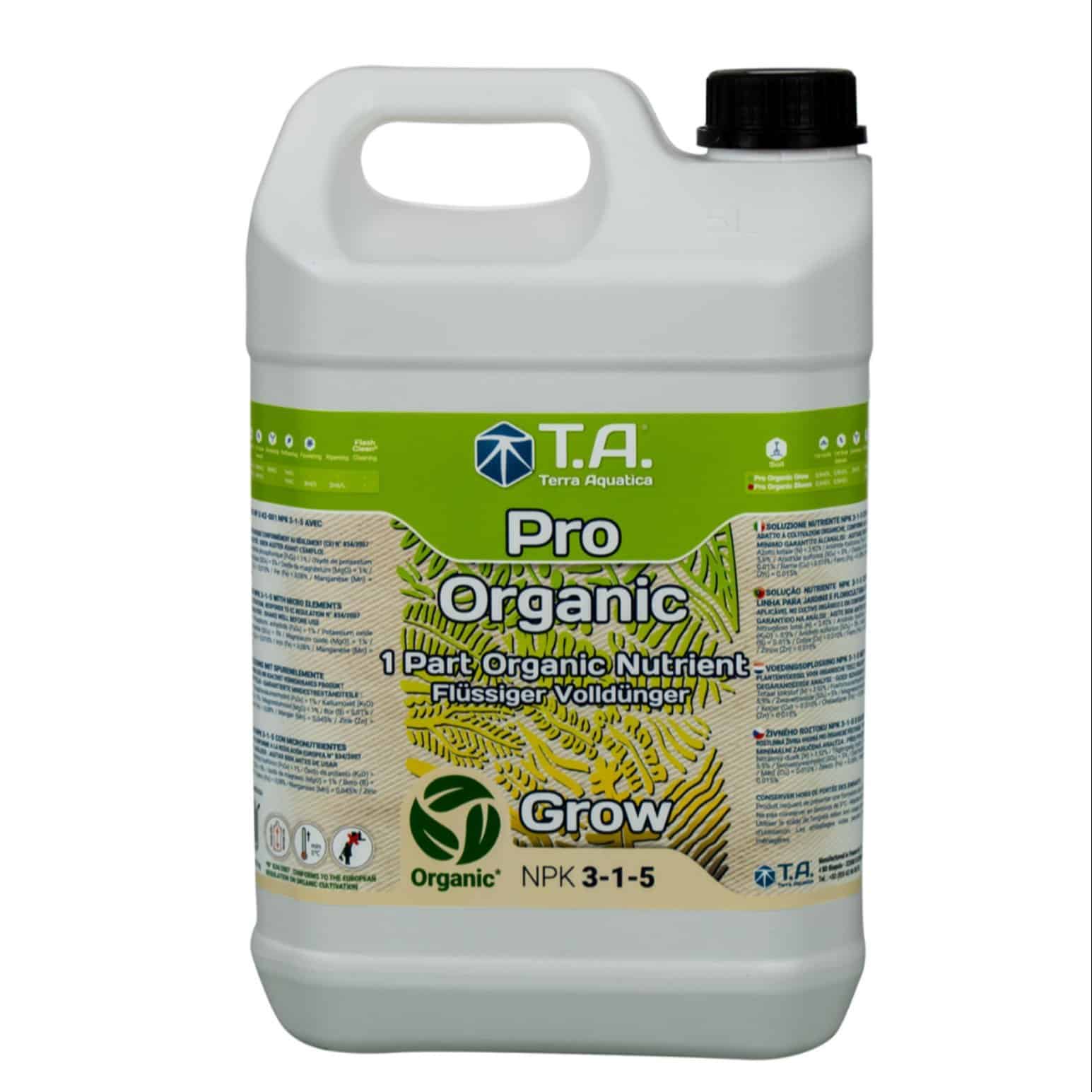Terra Aquatica Pro Organic Grow 5 Litre — ProBitki